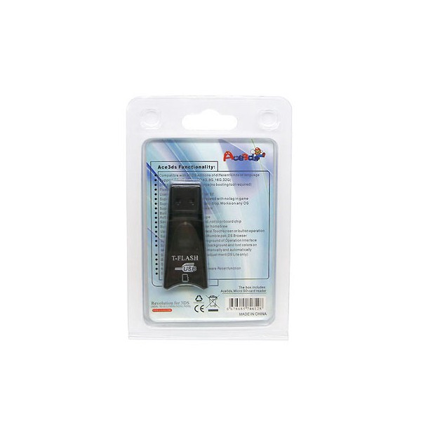 tarjeta ace3ds,cartucho ace3ds,ace3ds comprar