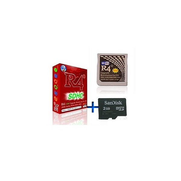 R4I-SDHC v1.4.5 + 2GB Sandisk MicroSDHC Card/Kingston MicroSDHC Card ...